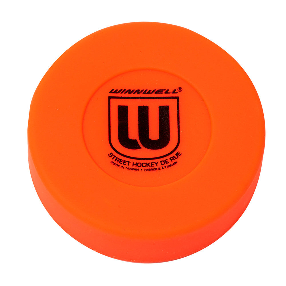 STREET HOCKEY PUCK 75MM 50G MEDIUM ORANGE - Winnwell